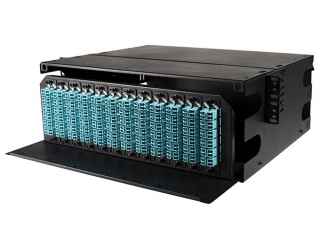 Stecmax 1U 19” LGX FIBER OPTIC PATCH PANEL LOADED WITH 3 LC DUPLEX ...
